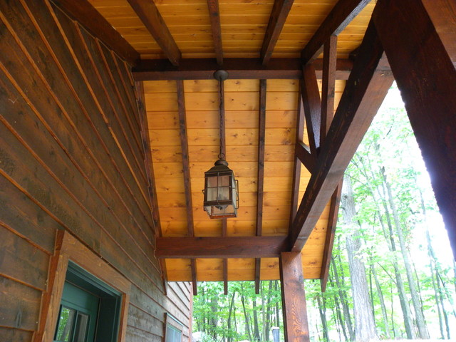 Open Rafter Porch Ceiling | Shelly Lighting