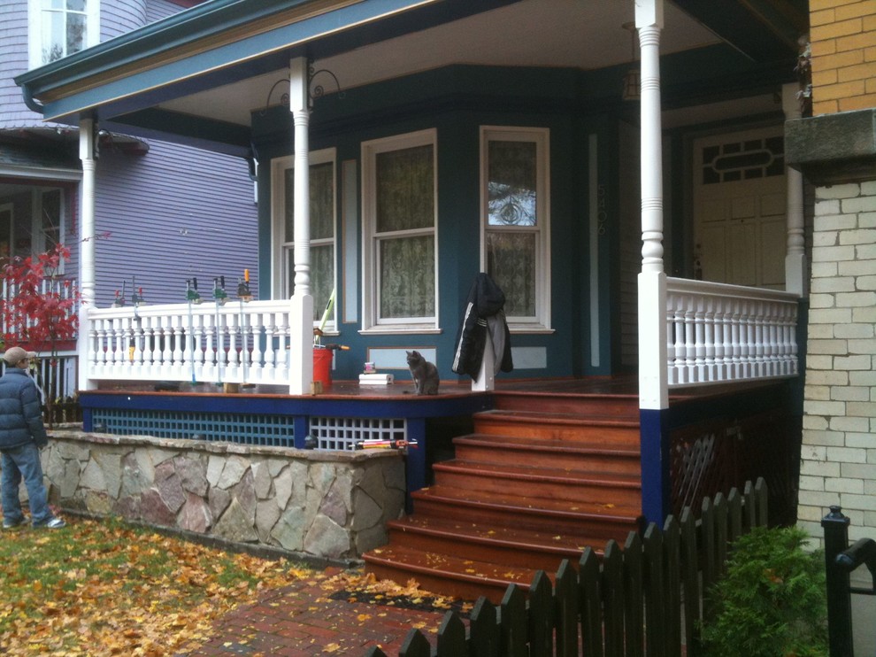 Chicago Porch, Colonial Spindles - Traditional - Porch - Chicago - by ...