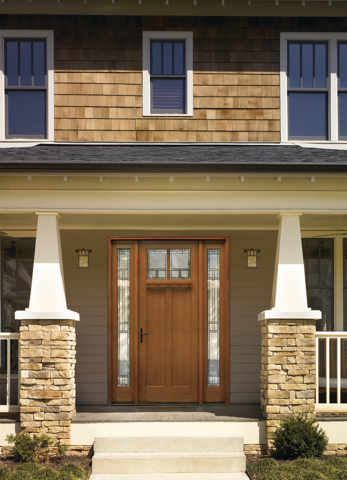Classic-Craft American Style door and sidelites with Homeward glass ...