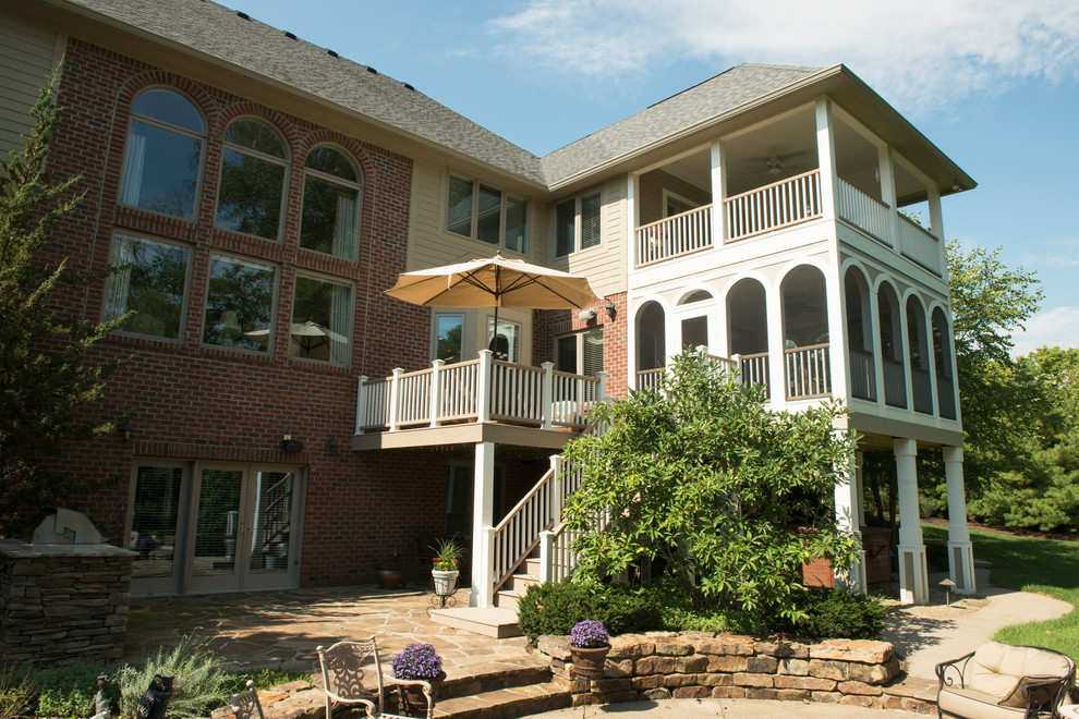 Coldwater Drive Multi-Level Porch Addition - Traditional - Porch ...
