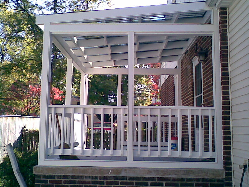 Common porch remodel. - Traditional - Porch - DC Metro - by C.L ...