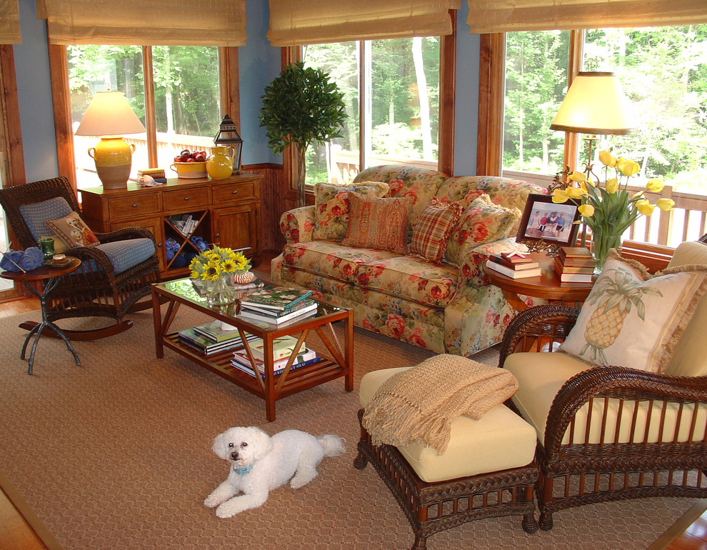 Connecticut Sunroom - Traditional - Porch - New York - by Deena Doherty ...