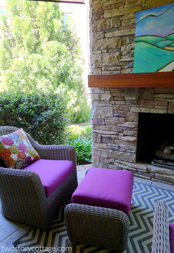 Corner Porch - Contemporary - Porch - Charlotte - by Two Story Cottage ...