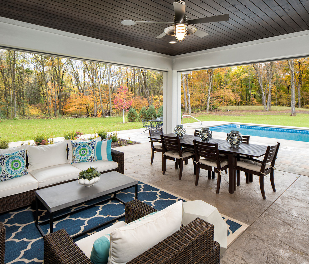 Country Home - Traditional - Patio - Minneapolis - by Grace Hill Design ...