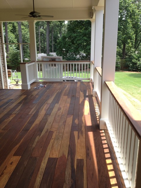 Covered IPE Wood Deck Equis Enterprises Houzz