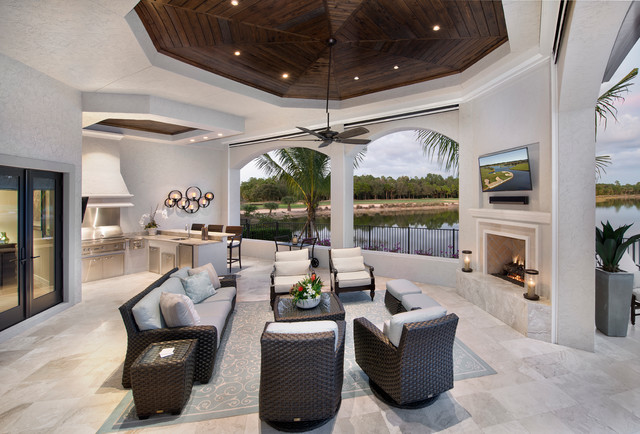 Covered Lanai - Traditional - Verandah - Tampa - by JMDG Architecture ...