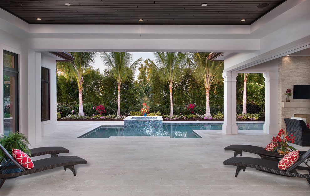 Covered Lanai - Transitional - Porch - Miami - by JMDG Architecture ...
