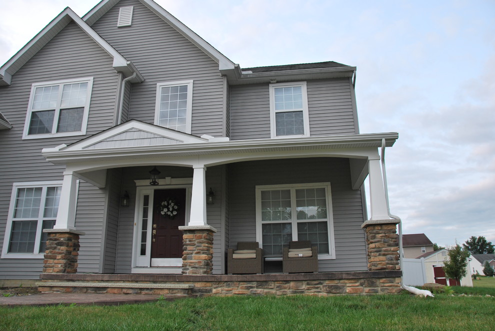 Covered Porch - Modern - Porch - Cleveland - by DeckCreator | Houzz