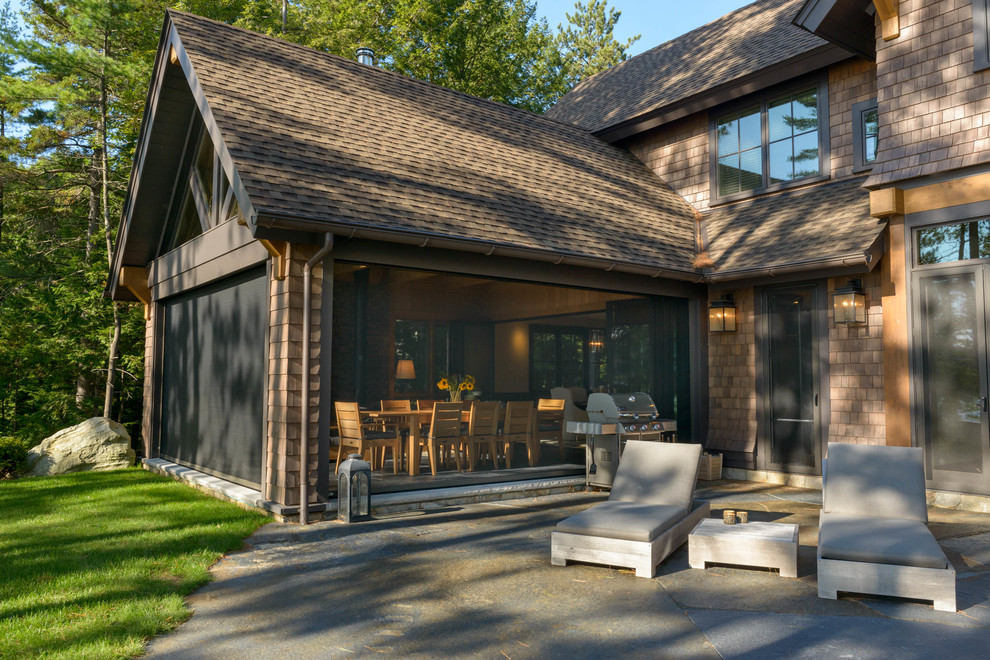 Coveside Adirondack - Rustic - Porch - Boston - by MCGRAY & NICHOLS INC ...