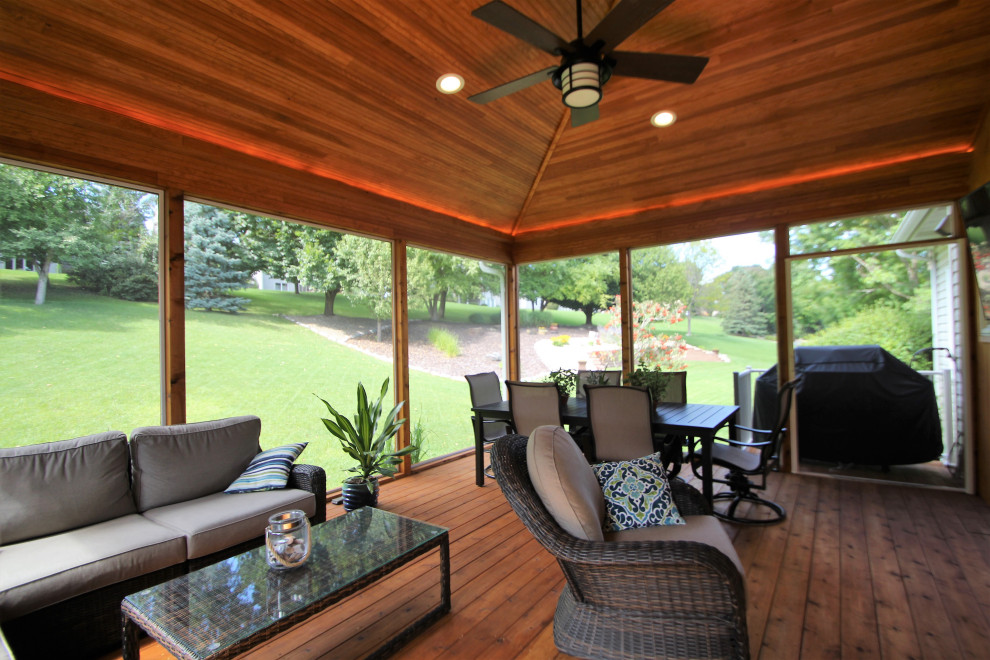 Cozy Cabin Feel - Rustic - Porch - Minneapolis - by J Brothers Design ...