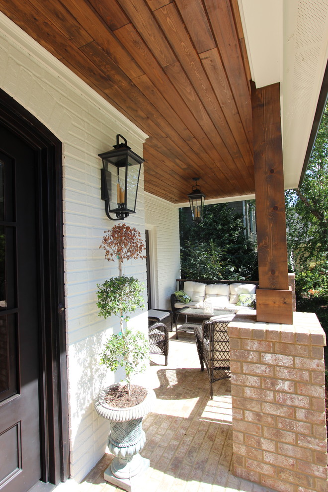 Crabapple Exterior Refresh - Transitional - Porch - Atlanta - by ...