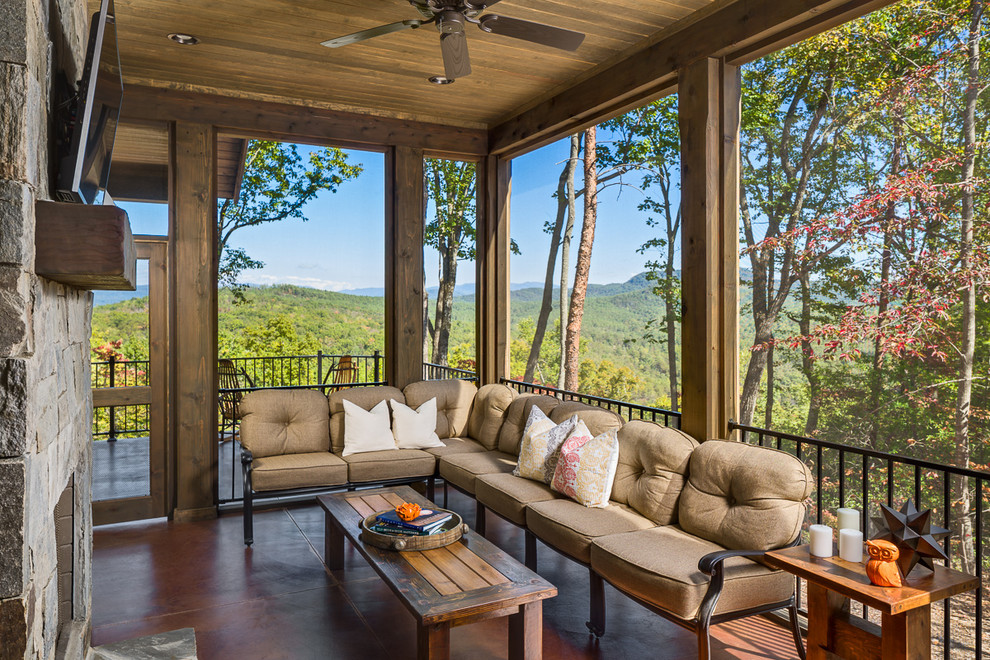 Screen Porch - Rustic - Porch - Other - by Tindall Architecture ...