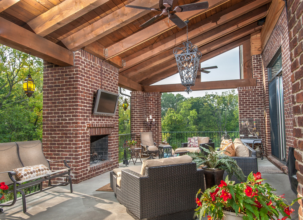 Cranbrook Custom Home - Custom home - Porch - Detroit - by Cranbrook ...