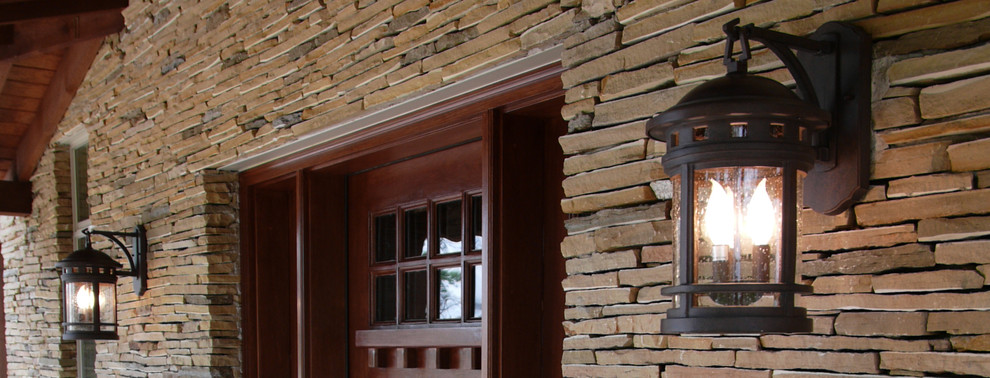 Cross Timbers House Front Porch - Eclectic - Porch - Dallas - by BACA ...