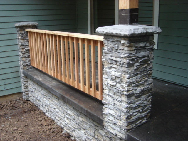 Cultured Stone - Exterior - Traditional - Porch - Portland - by Brown ...