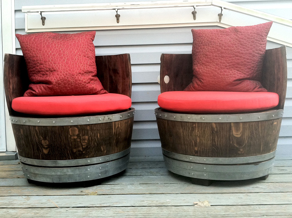Custom Barrel Seat Cushions - Traditional - Porch - Atlanta - by ...
