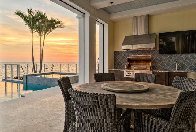 Custom Beach House Bonita Springs - Beach Style - Verandah - Miami - by ...