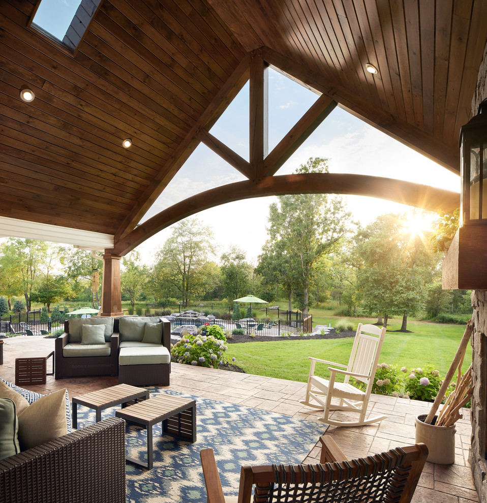 Custom Craftsman Style Home | Clarence, NY - Klassisch - Veranda - New ...