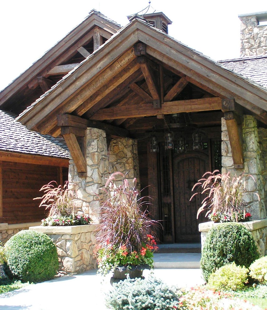 Custom Exteriors - Rustic - Veranda - New York - by Beer Architectural ...