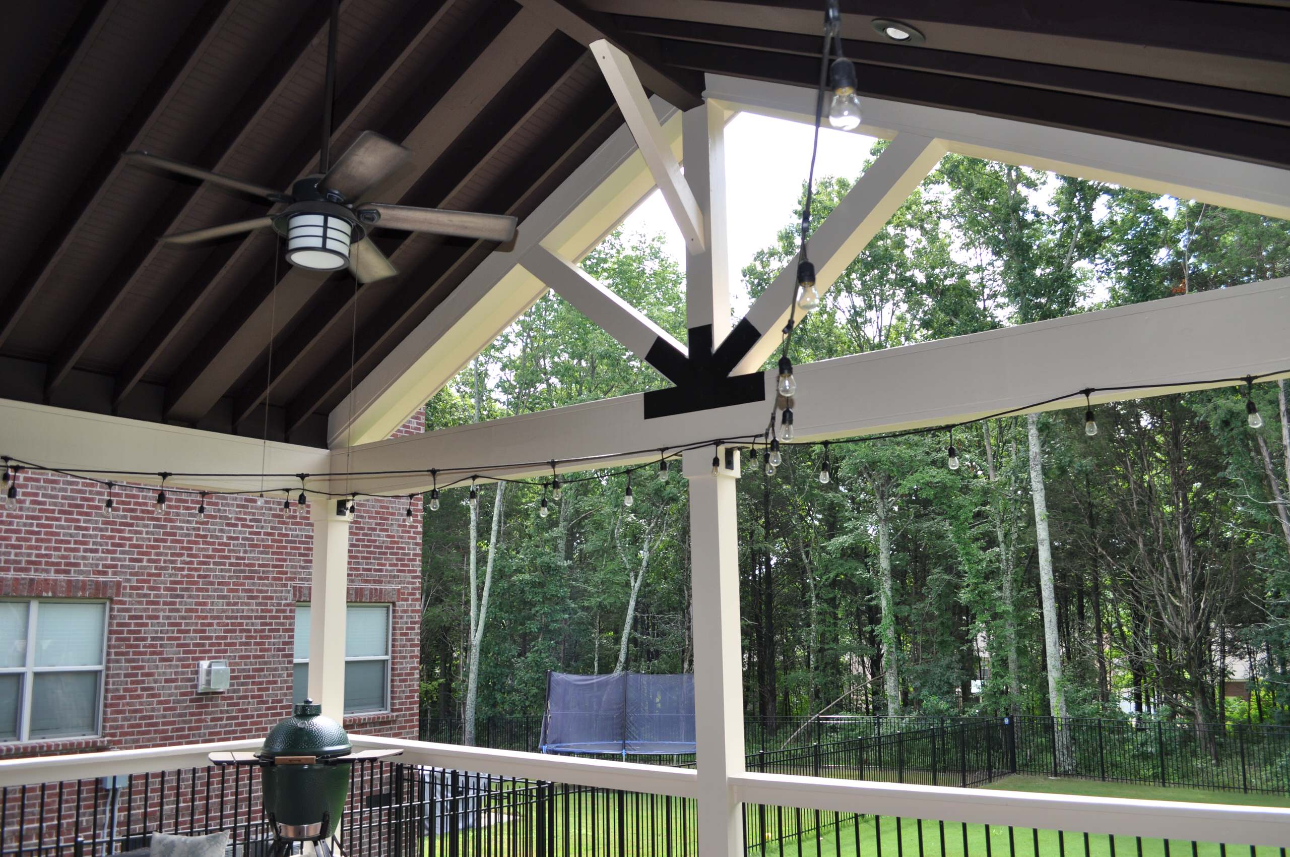 Open Rafter Porch Ceiling | Shelly Lighting