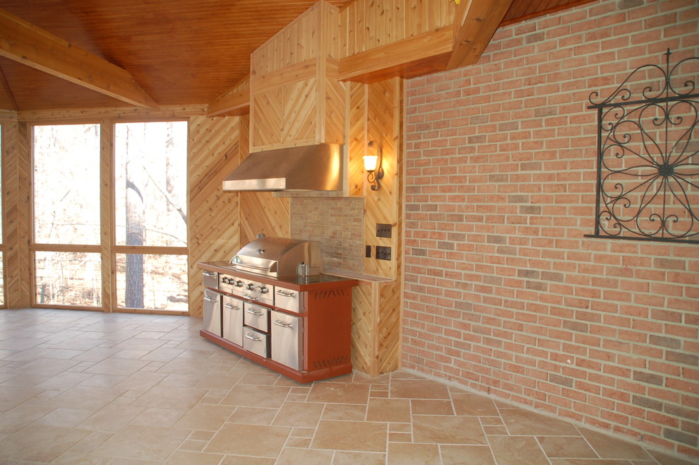 Custom Residence Design - Screened Porch Addition - Porch - Raleigh ...