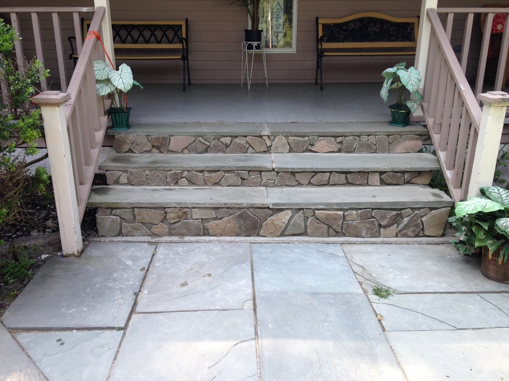Custom Stone Step - Traditional - Porch - New York - by Lindquist Power ...