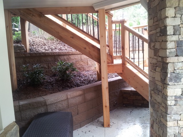 Deck stairs - Classique - Porche - Atlanta - par Hearthstone Luxury ...