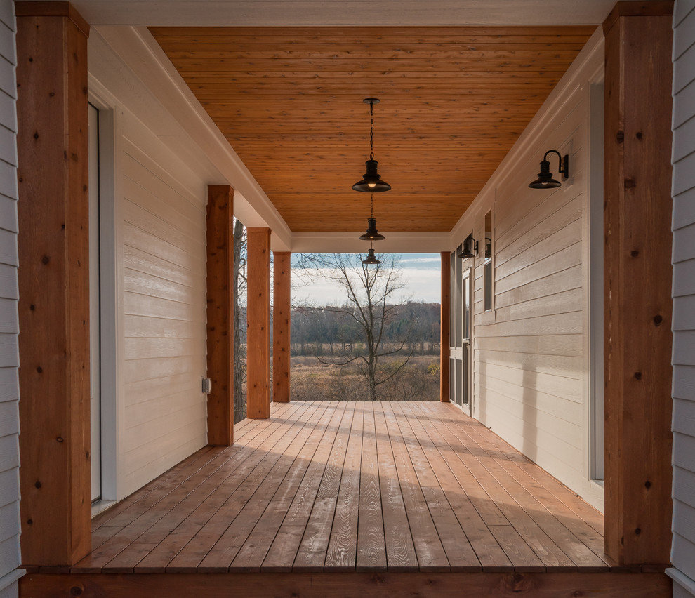 Dexter Modern Farmhouse - Porch - Detroit - by Main Street Homes | Houzz