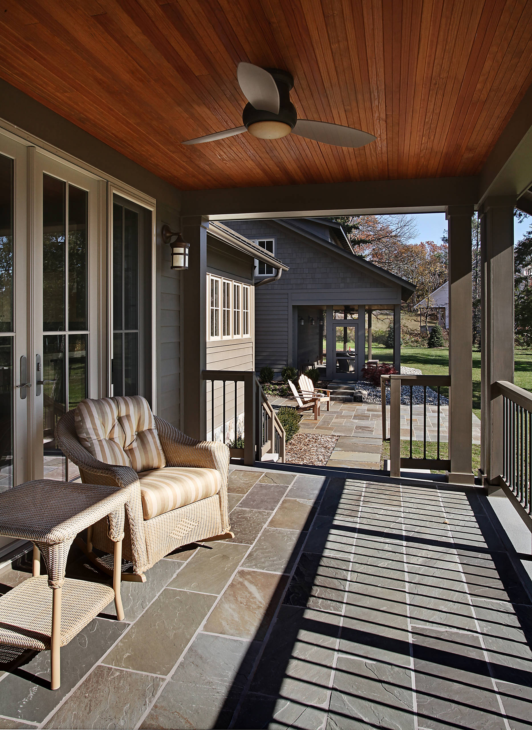 Outdoor Cedar Ceiling Planks | Shelly Lighting