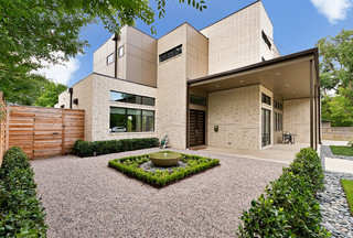 Entry Courtyard - Contemporary - Porch - Dallas - by Ware Architecture ...