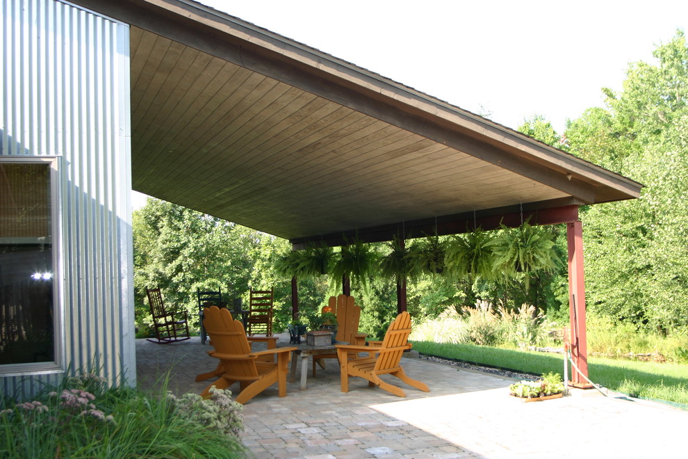 Entry porch - Rustic - Porch - Richmond - by Transitions Design-Build ...