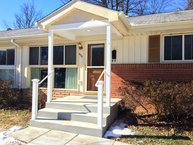 Entry Roof & Stoop - Traditional - Veranda - DC Metro - by Daniel ...