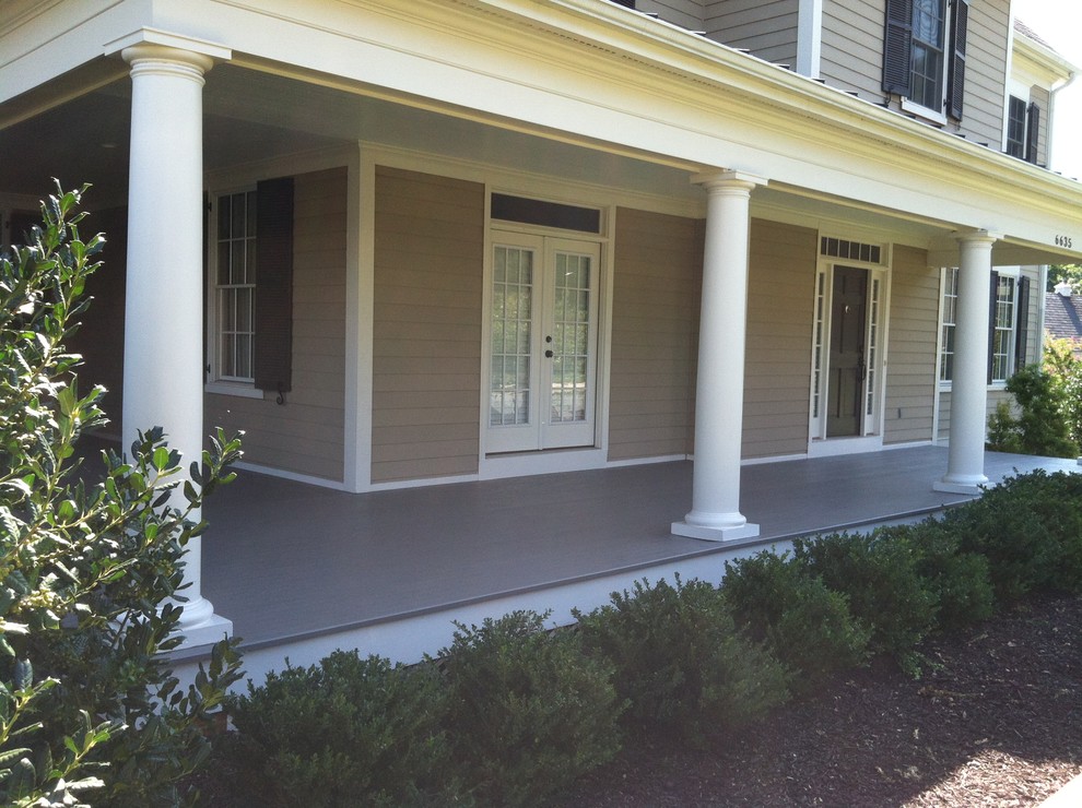 “Estate Series” PVC porch by Bassett Home Services - Modern - Porch ...