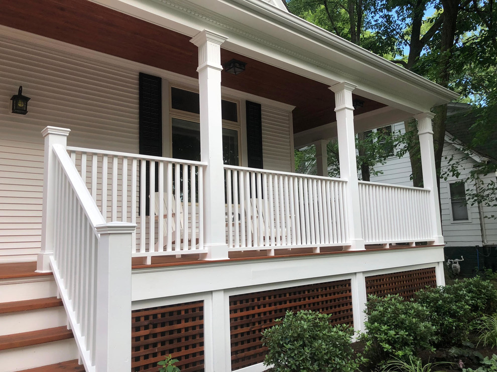 Evanston Front Porch Addition - Victorian - Porch - Boston - by Leader ...