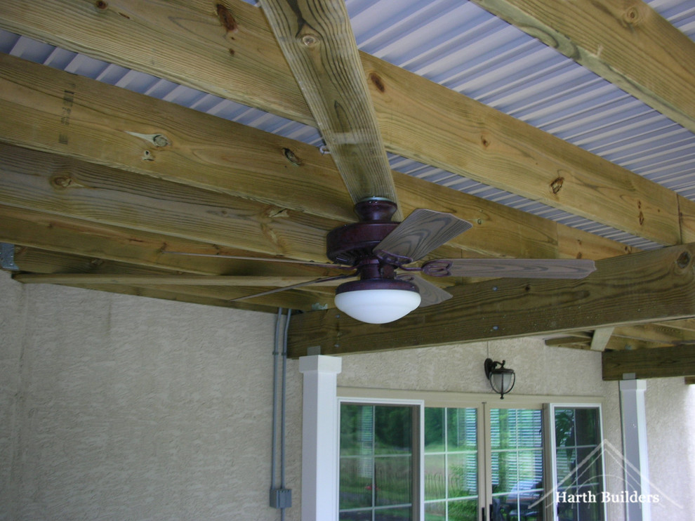 Exposed Beam Support - Traditional - Porch - Philadelphia - by Harth ...