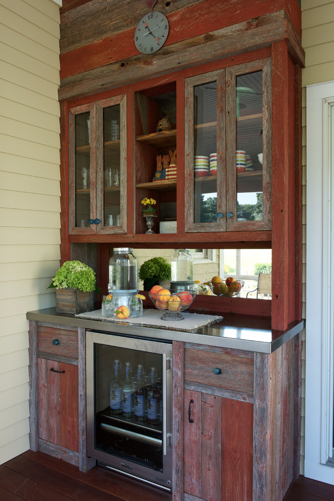 Exterior Covered Porch - Rustic - Porch - New York - by Titus Built ...