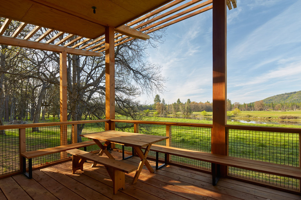 Fall River Ranch - Rustic - Porch - San Francisco - by BCV ARCHITECTURE ...