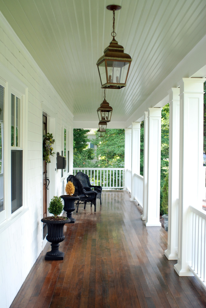 Farm House Colonial | Summit, NJ - Farmhouse - Porch - New York - by Rosen Kelly Conway ...