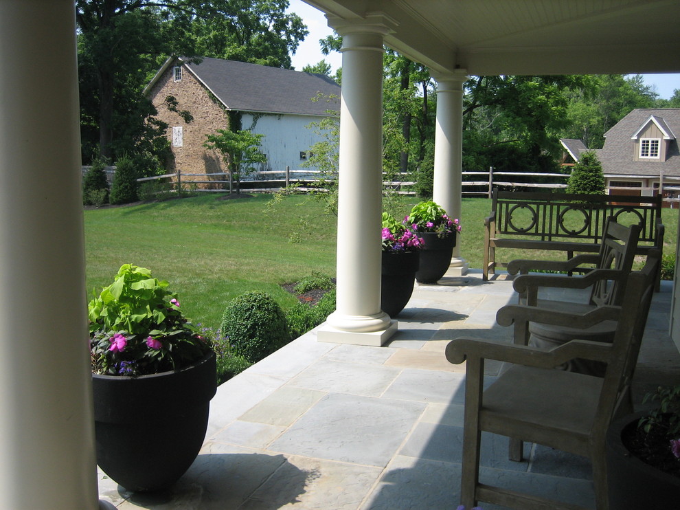 Bluestone Front Porch - Traditional - Porch - Philadelphia - by Arbor ...