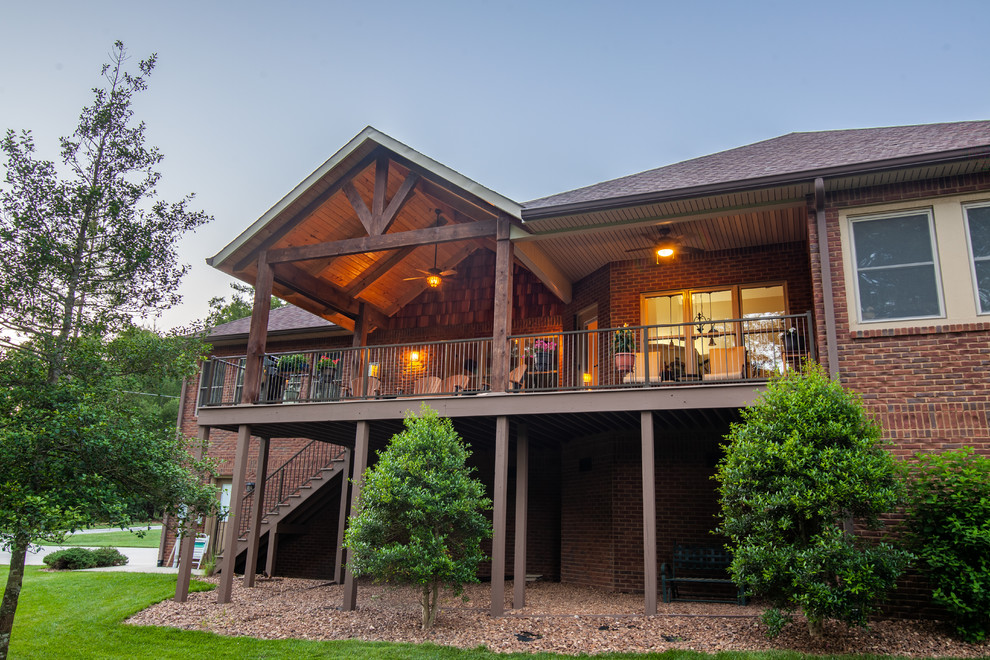 FFG Timber Frame Porch - Rustic - Porch - Other - by Sunset Builders ...