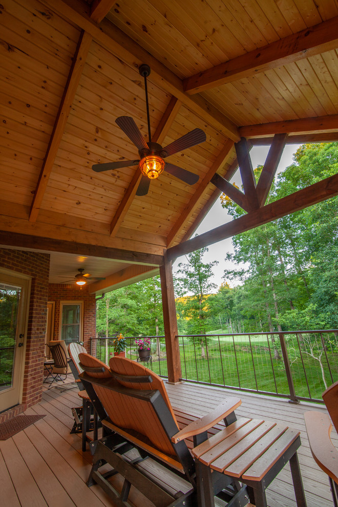 FFG Timber Frame Porch - Rustic - Porch - Other - by Sunset Builders ...