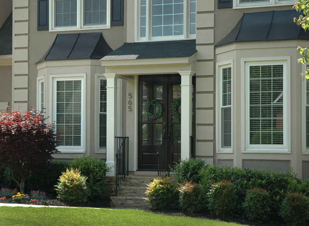 Flat and Shed Roof Porticos - Traditional - Veranda - Atlanta - by ...