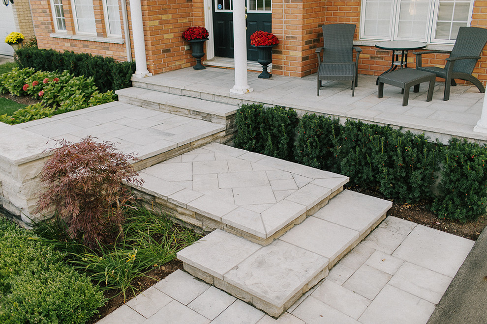 Front Entrance Detail - Traditional - Veranda - Toronto - by LandArt ...