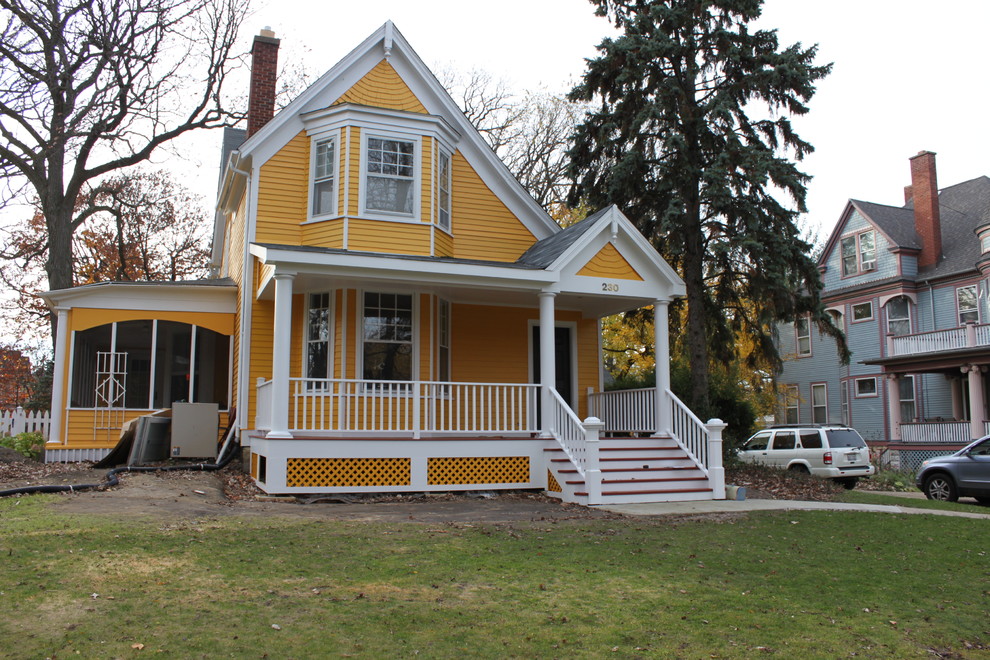 Front Porch Addition - Traditional - Veranda - Chicago - by Knollwood ...