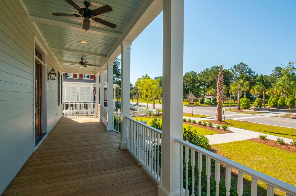 Front Porch - Traditional - Porch - Charleston - by Brown Design Studio ...