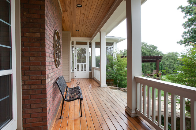 Front Porch Farmhouse - Country - Veranda - Dallas - by Noble Classic ...
