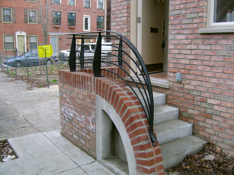 Front porch railings - Contemporary - Porch - Philadelphia - by ...