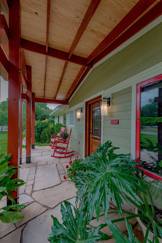 Front Porch Remodel 2017 - Asian - Porch - Austin - by Stearns Design ...