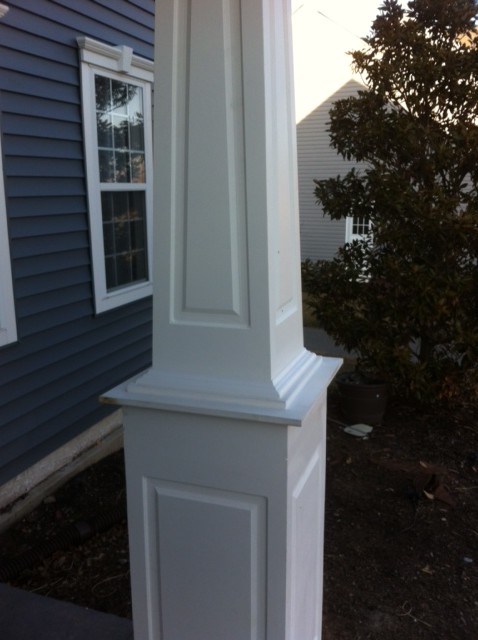 Front Portico With Vinyl Columns - Porch - Philadelphia - by First ...