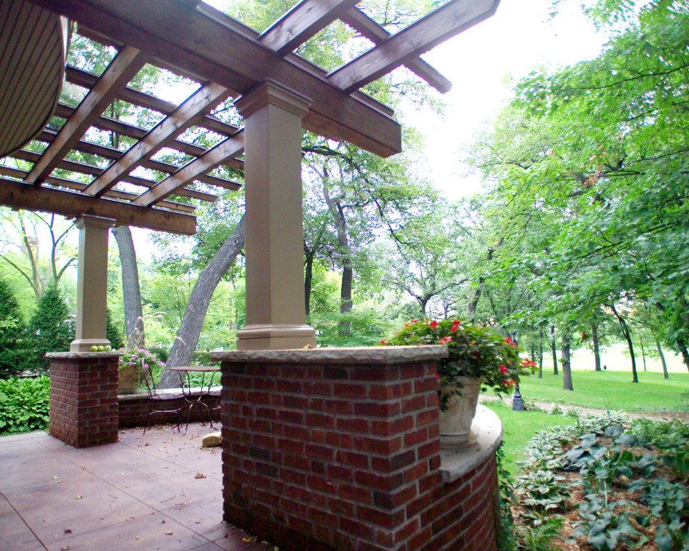 Front Trellis - Traditional - Porch - Minneapolis - by Vujovich Design ...